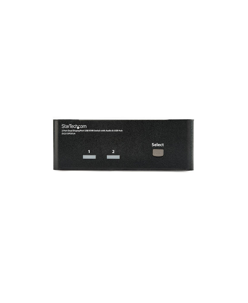 Buy StarTech 2-Port Dual DisplayPort USB KVM Switch with Audio & USB 2. ...
